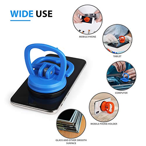 GANGZHIBAO 4pcs Heavy Duty Suction Cups- Dent Puller Suction Cup Repair Tool for iMac,Computer,MacBook,iPhone,LCD Screen Remove Opening Tool for Dent Puller Remover for Car Dent Repair