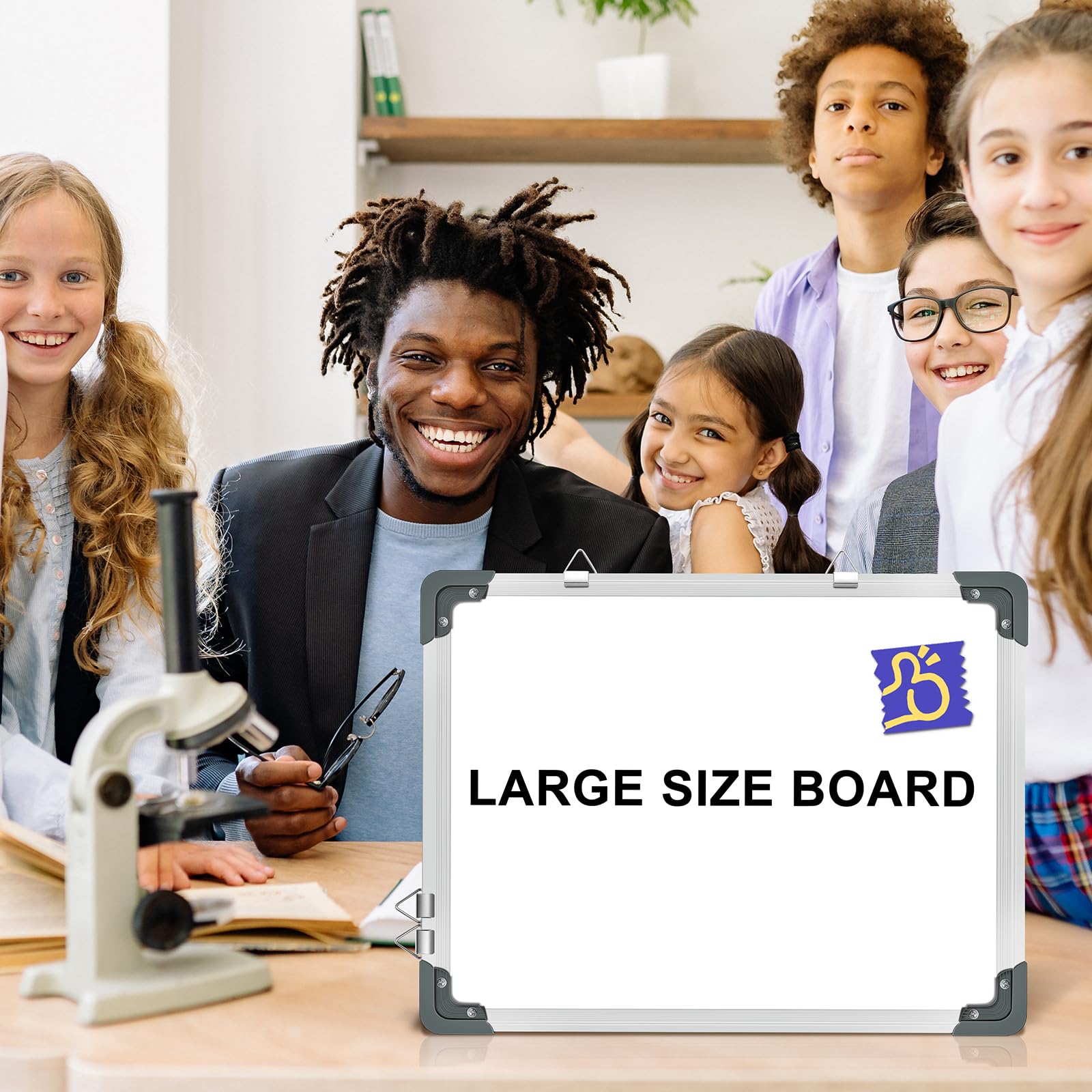 Dry Erase White Board for Wall, 16" x 12" Magnetic Dry Erase Board Hanging Double-Sided Planner Whiteboard Memo, Weekly Portable Board for List, School, Office, Kitchen, Home