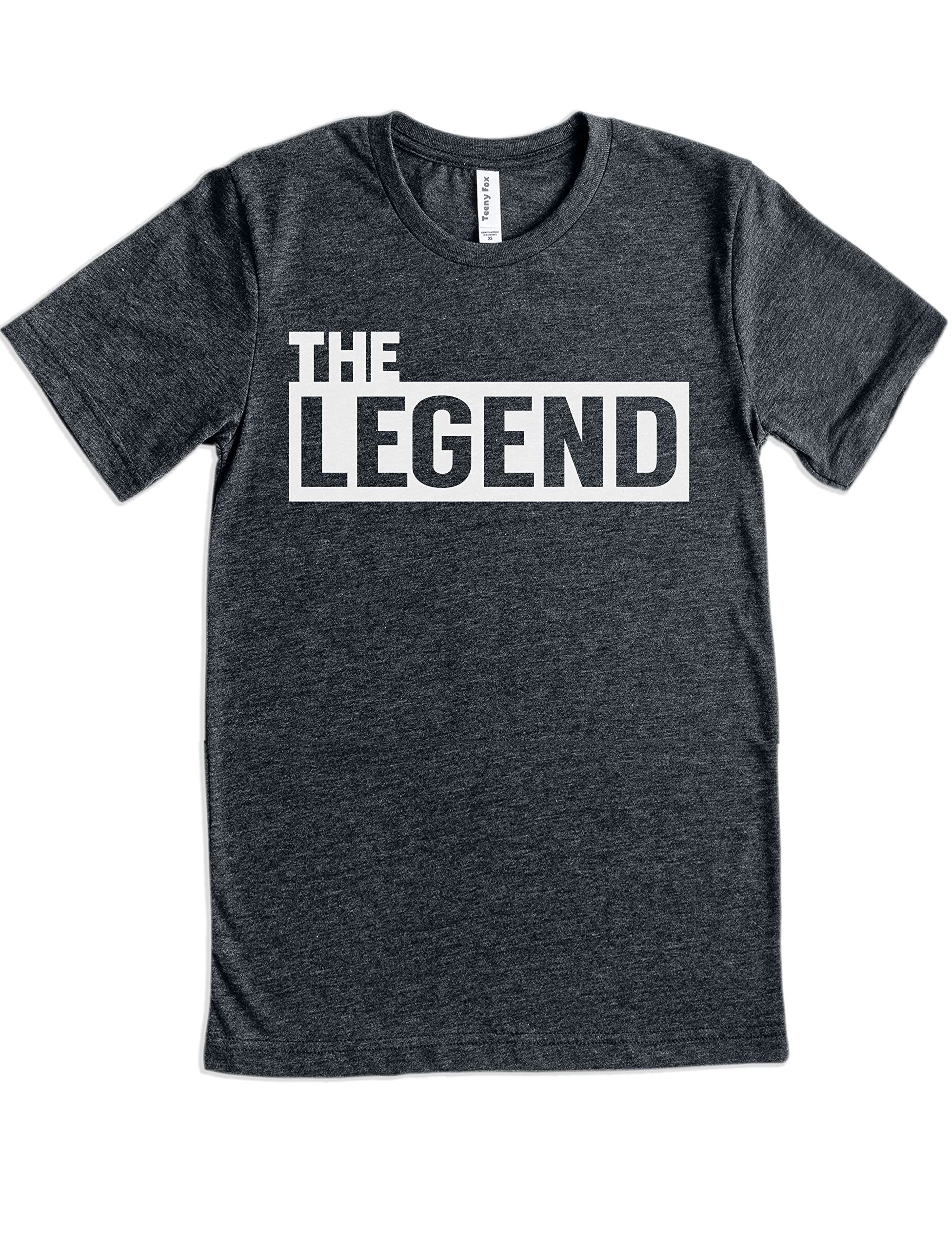 Teeny Fox The Legend Legacy Dad and Son Shirts Father Daddy Mini Tee T-Shirt Bodysuit Set for Family Matching Outfit