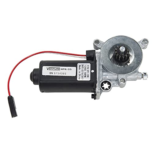 Solera Replacement Motor with Dual Connectors for Power Awnings on 5th Wheel RVs, Travel Trailers and Motorhomes