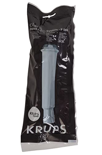 KRUPS F088 Water Filtration Cartridge for KRUPS Precise Tamp Espresso Machines and KRUPS Fully Automatic Machines for XP5220, XP5240 XP5280 XP5620 EA82 And EA9000 , White