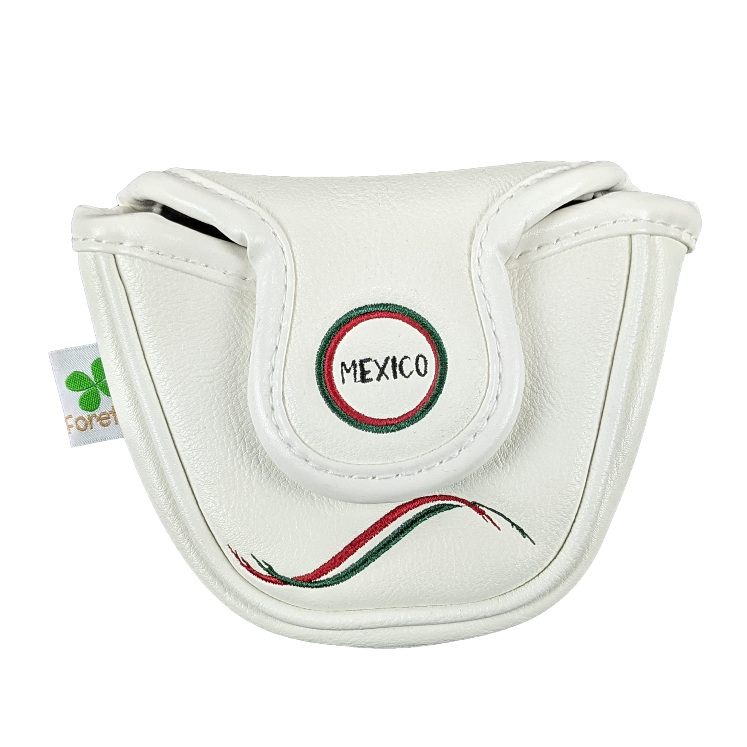 Foretra β Mexico - Golf Putter Headcover Quality PU Leather Magnetic Closure for Mallet Style Putters Scotty Cameron Odyssey Taylormade Ping