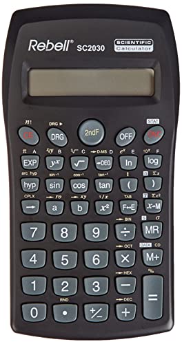 Rebell RE-SC2030 BX Scientific Calculator, Black