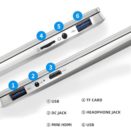 iSTYLE Laptop for Business and Student, T15 15.6" Thin and Light Laptops Computer 1 Year Office 365, Windows 10, Intel CPU, 12GB RAM, 128GB SSD, Backlit Keyboard, Fingerprint, HDMI, Dual Band WiFi