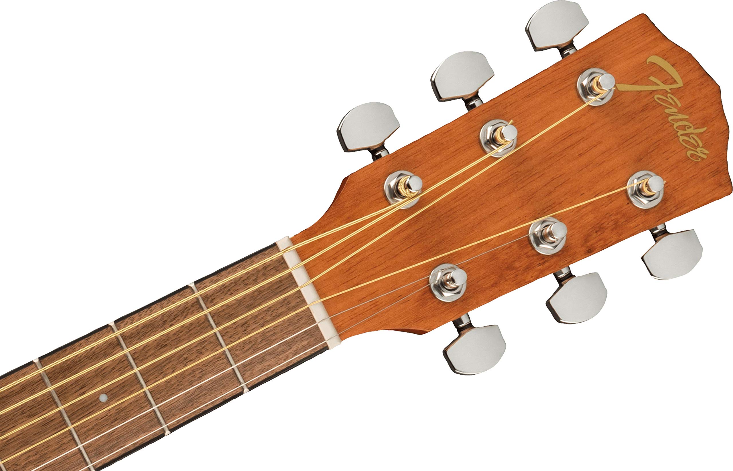 Fender FA-15 3/4-Scale Kids Steel String Acoustic Guitar - Natural Bundle with Gig Bag, Tuner, Strap, Picks, Fender Play Online Lessons, and Austin Bazaar Instructional DVD