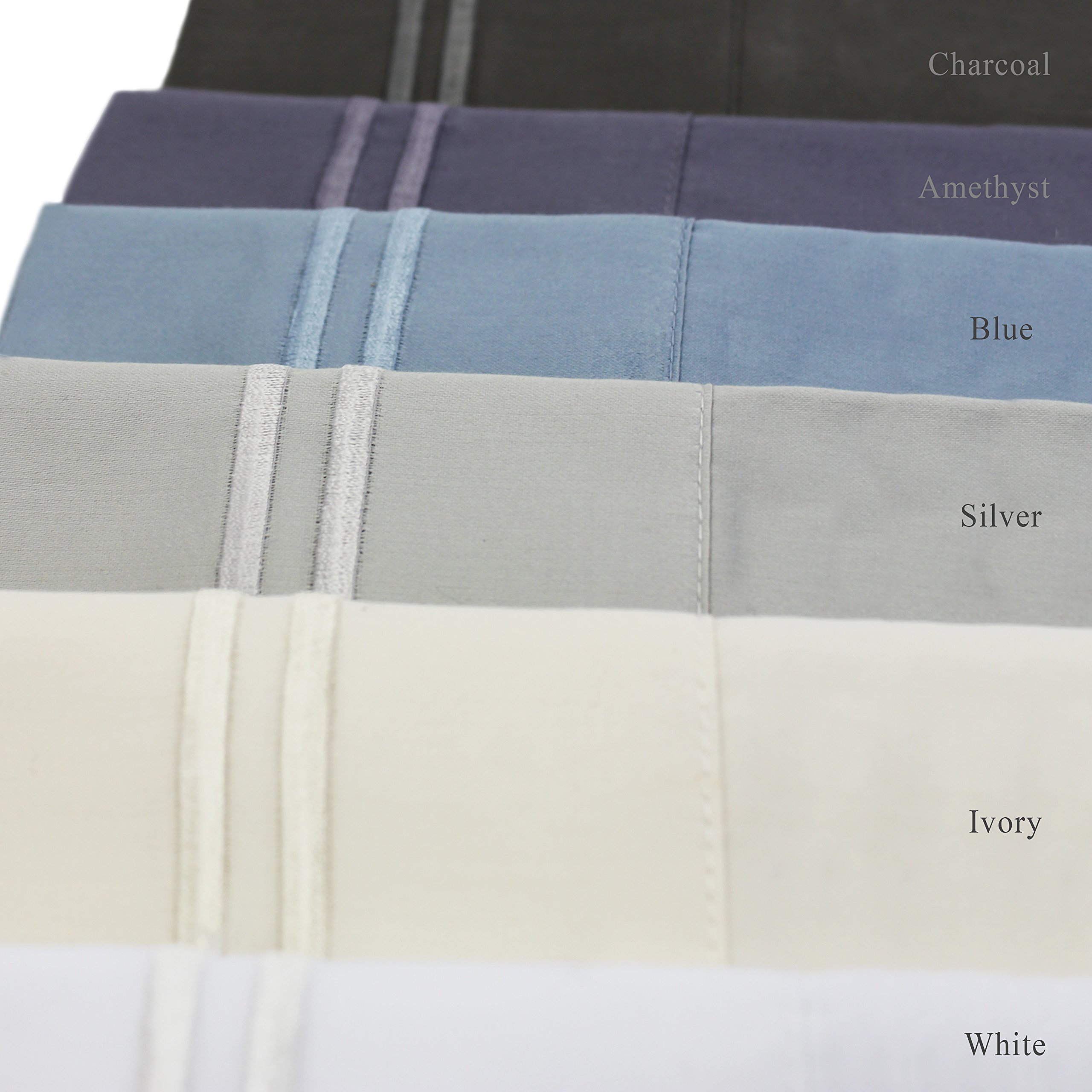 Melange Home 196937 Duvet Set, Full/Queen, White