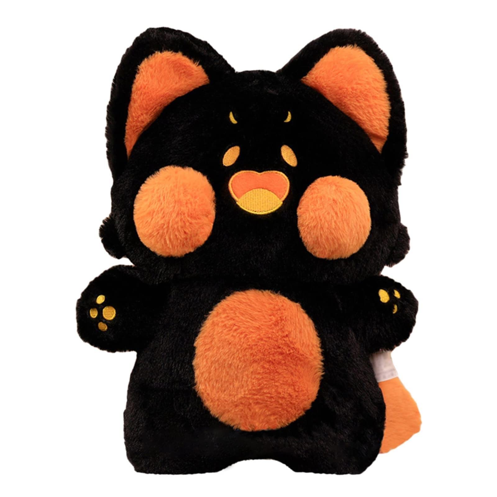 Gaoxyima Plush Pillow: Soft, Cuddly Stuffed Animal Body Pillow for Kids & Girlfriend - Cute Black Doll