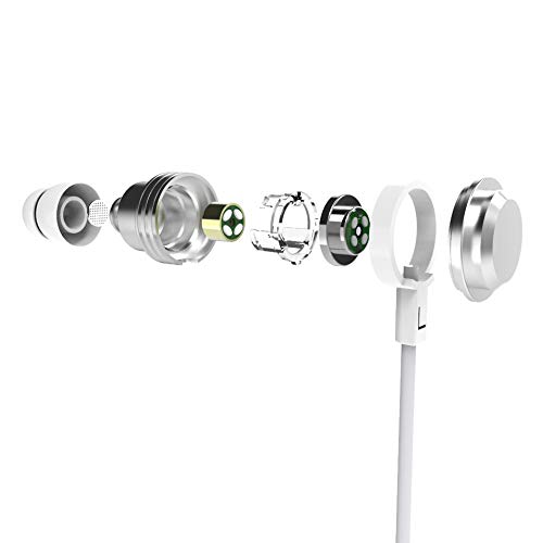 Earbuds Earphones Custom Made for Oculus Quest 2 VR Headset, Dual Drivers 10mm & 6mm Audio Designed for Gaming, 3D Surrounding High Clarity Sound with Custom Non-Disturbing Length