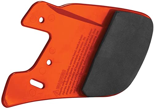 Easton Baseball Batting Helmet Extended Jaw Guard Right Handed Batting Helmet, Orange, Senior