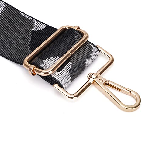 HKCLUF Wide Purse Strap Women Guitar Strap Purse For Women Adjustable Replacement Straps for Handbags Crossbody Shoulder Bucket Bag Replacement Belt