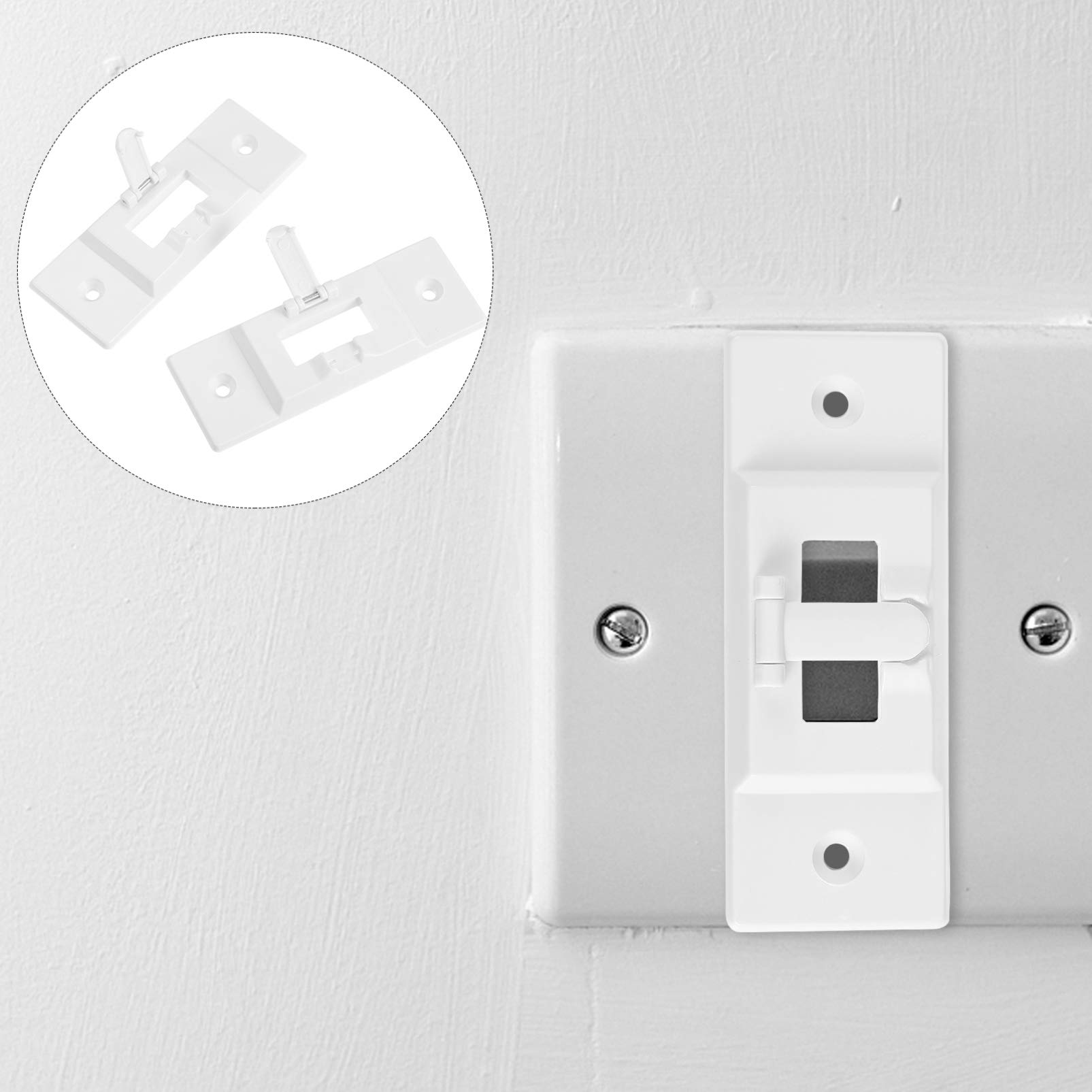 DOITOOL Lamp Switch es Light 6 Pcs Wall Switch Cover Safety Switch Cover Switch Plate Covers Switch Guards Guards Electrical Cover Electrical es Light Switch