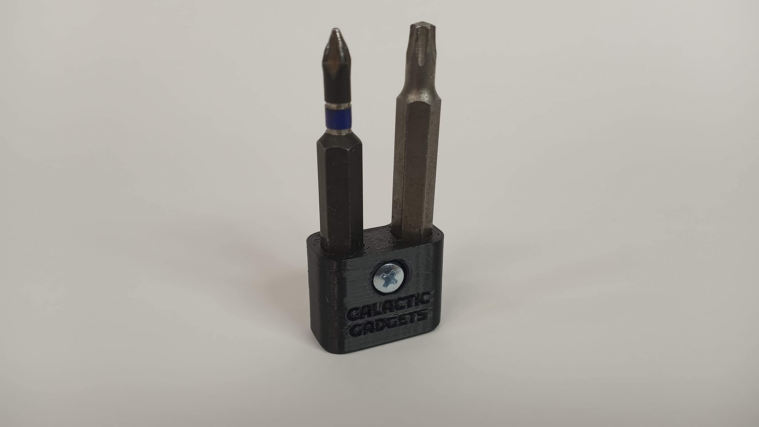 MAGNETIC Bit Holder for DEWALT 20V Drill or Craftsman V20 Drill - Side Mounted - Strong Magnets - Low Profile Design - Galactic Gadgets