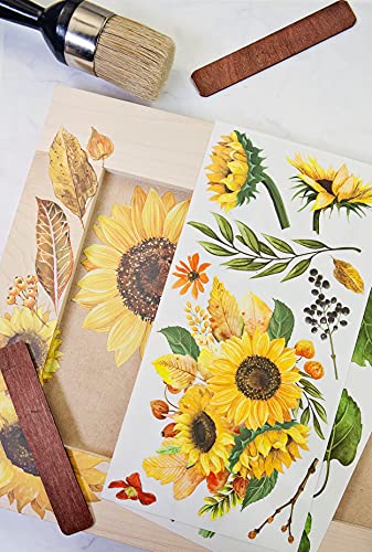 Redesign with Small Transfers Sunflower Afternoon 3 Sheets,6"x12" 655350653491