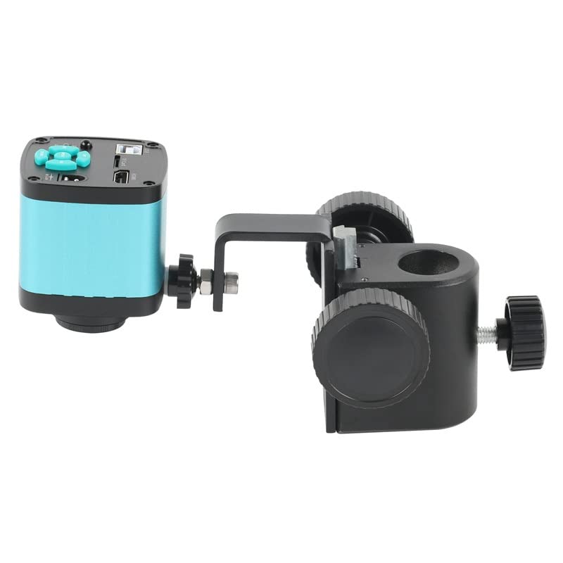 IULJH 1/4 M6 Install Screw 25mm Adjustable Video Microscope Camera Stand Holder Gear Focusing Support Accessories
