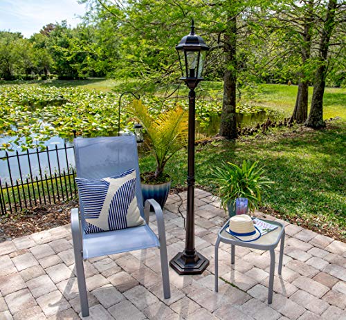 Kenroy Home 93432ORB Villa Waterproof Outdoor Lamp Post Light, Oil-Rubbed Bronze Finish