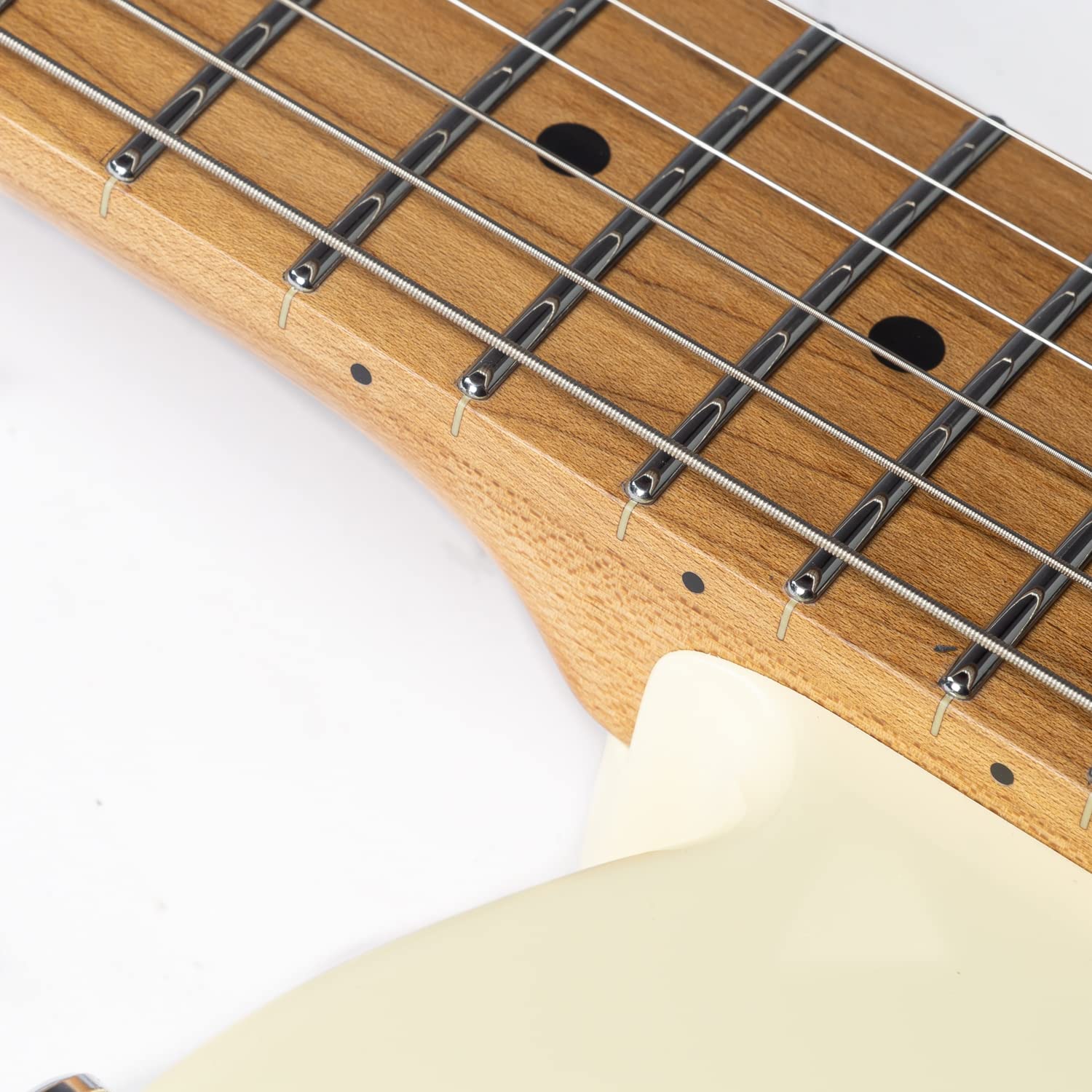 EART E-TT72 6 String Semi-Hollow-Body Electric Guitar Versatile Playability, Powerful Humbucker Pickups Fixed Bridge Guitars
