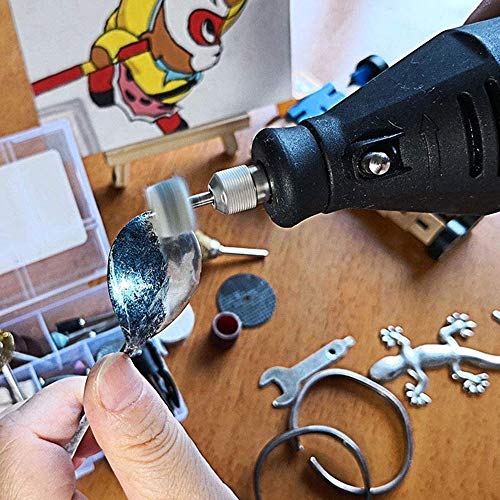 KALIM 132Pcs Sanding Drum Set, 120 Grit Sanding Sleeves with Drum Mandrels, 40Pcs Each Size Drum Sander for Dremel Rotary Tool - 1/4'', 3/8'', 1/2''