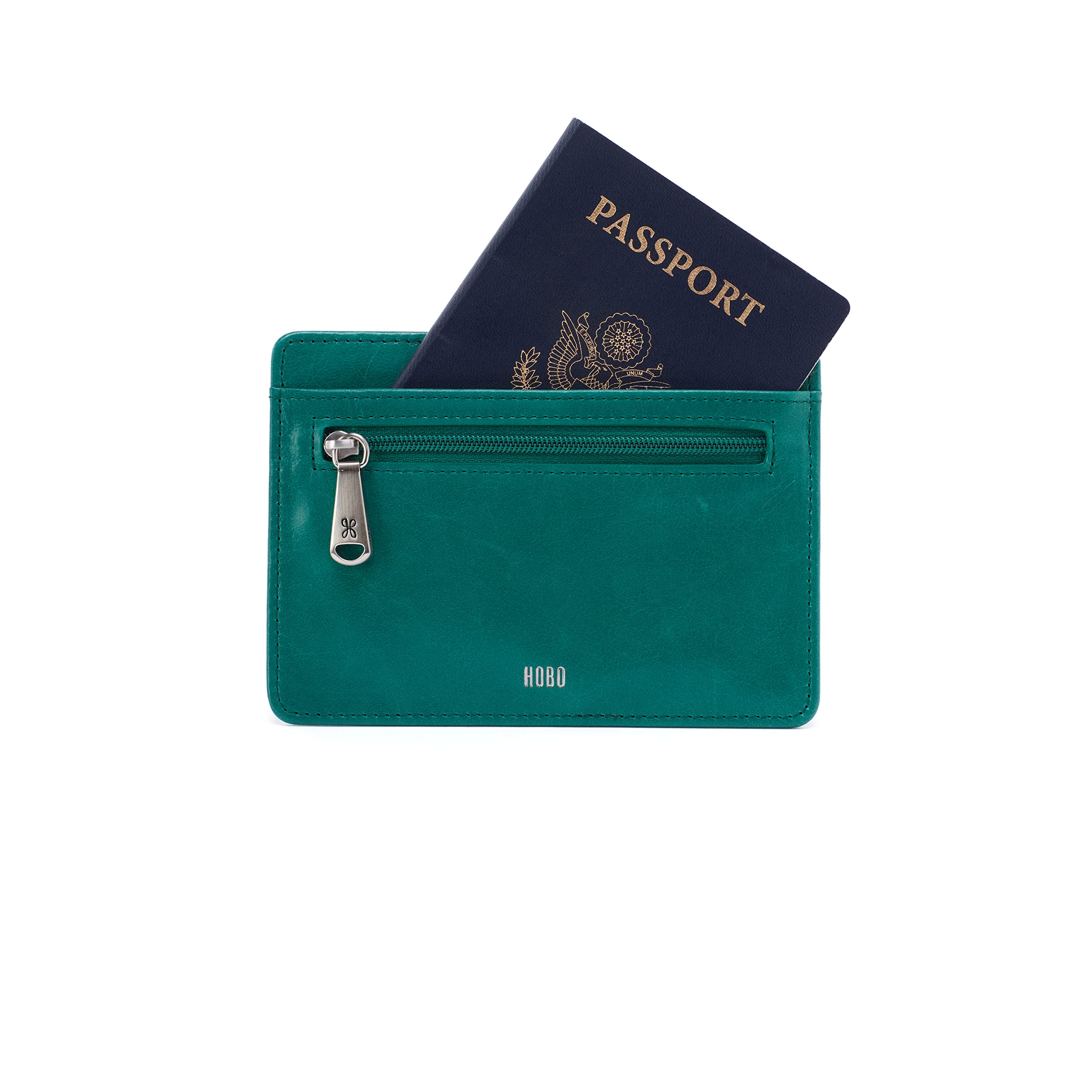 HOBO Womens Leather Wallet (Spruce, One Size)