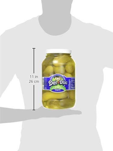 Del-Dixi Sour Pickles, 1 gal, 12-16 pickles per jar