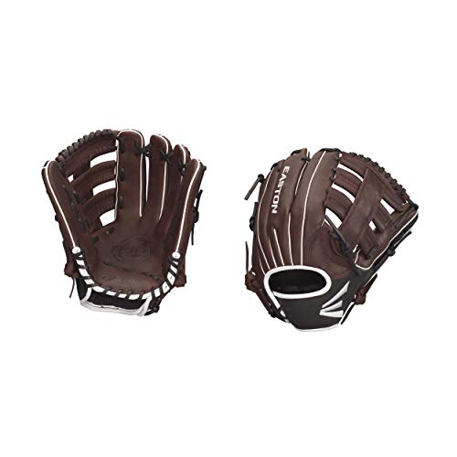 EASTON EL JEFE Slowpitch Softball Glove | 2020 | Left-Hand Throw | 12.5" | All Position Glove | Dual Bar Single Post Web | Diamond Pro Steer Leather | Oiled Cowhide Palm + Lining | EJ1250SP