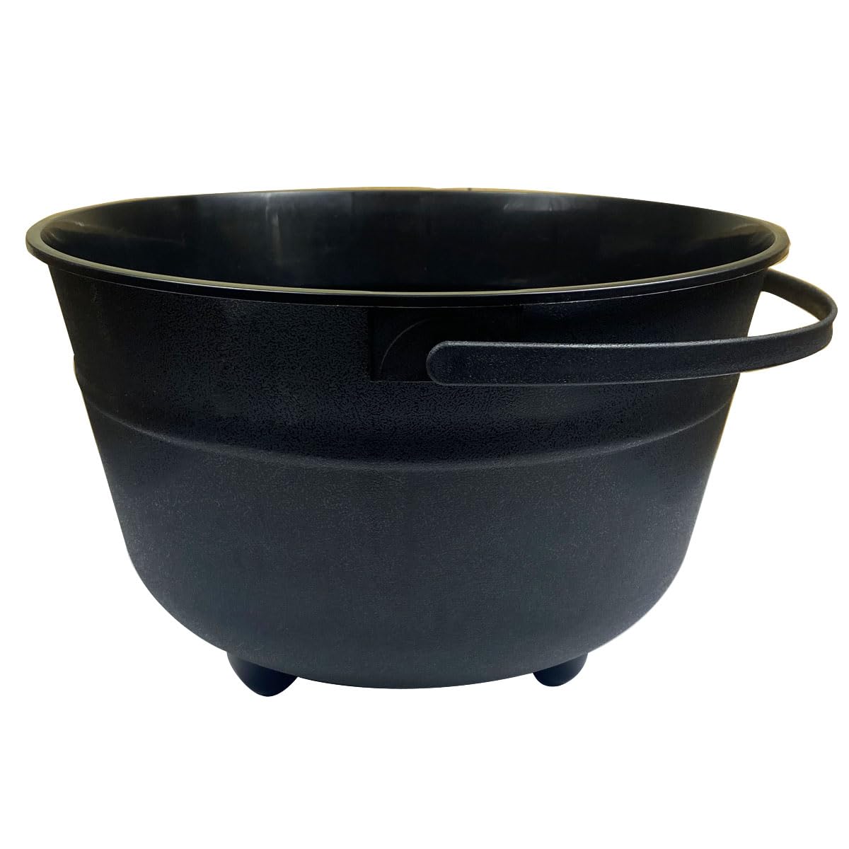 DQFAQYY Large Halloween Black Cauldron 12.6" Plastic Witch Cauldron Candy Bowl Kettle, Pot and Bucket Trick or Treat Party Supplier Decorations