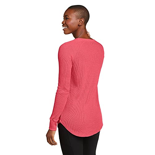 Eddie Bauer Women's Myriad Thermal Long-Sleeve Crew, Bayberry, Medium