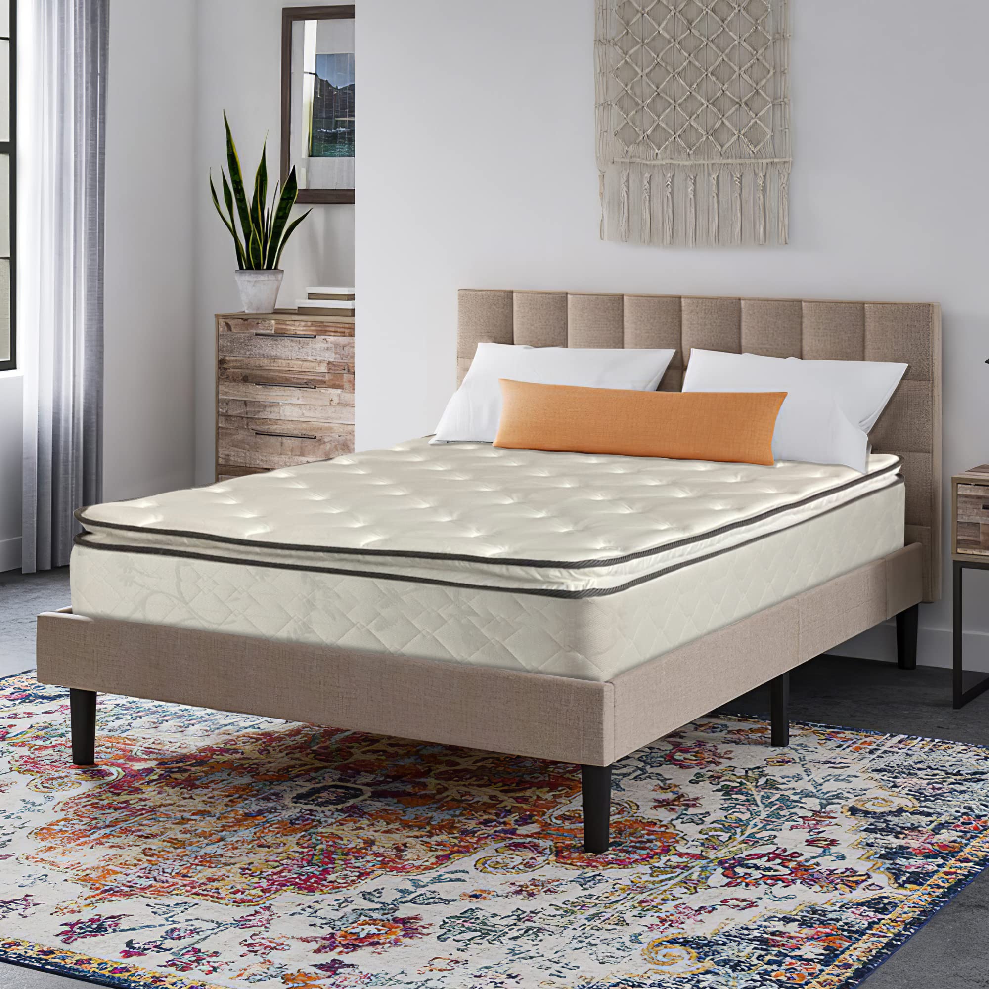 Mattress Comfort Mattress, Full XL Size, Princess Collection