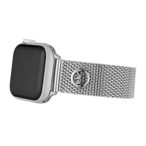 Michael Kors Women's Stainless Steel Mesh Band for Apple Watch®, 38/40/41mm and 42/44/45mm (Model: MKS8054)