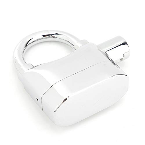Evonecy Bicycle Alarm Lock, Aluminum Alloy Anti-Theft Padlock, for Motorcycle Bicycle