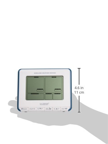 La Crosse Technology 308-1711BL Wireless Weather Station with Heat Index and Dew Point,Teal Blue/White
