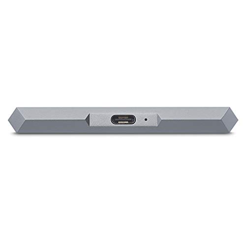 LaCie Mobile Drive 2TB External Hard Drive HDD – Space Gray USB-C USB 3.0, for Mac and PC Computer Desktop Workstation Laptop (STHG2000402) (Renewed)