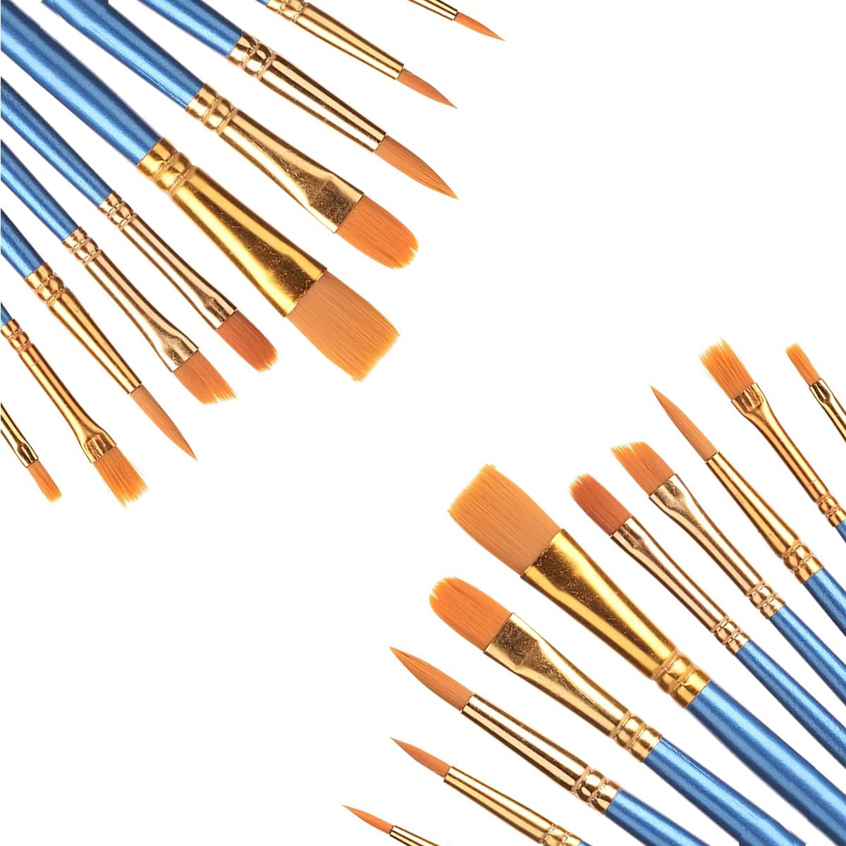 Paint Brushes Set 20pcs, Art Brushes, Paint Brushes, Paint Brush, Paint Brushes for Kids, Watercolor Brushes, Acrylic Paint Brushes, Paint Brushes for Acrylic Painting, Drawing and Art Supplies