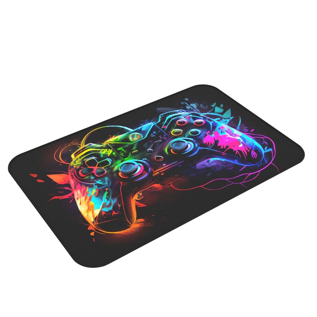 NEBOTON Gaming Rug for Game Room, Gamer Rug for Boys Bedroom, Game Controller Theme 36x24inches