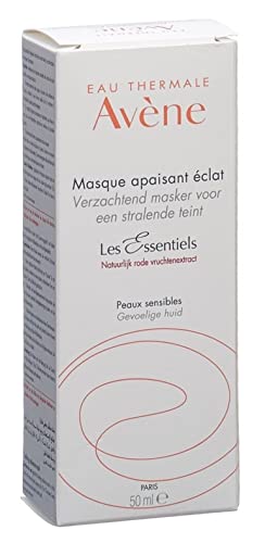 Eau Thermale Avène Soothing Radiance Mask, Deep Hydration for All Skin Types, Non-Comedogenic 1.6 oz.