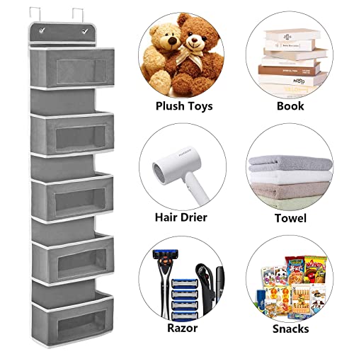 LLdress 5-Shelf Over The Door Organizer,Hanging Storage Organizer,Baby Organizer for Nursery, Pantry, Closet