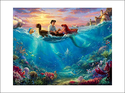 Disney Dreams Collection by Thomas Kinkade Studios: Collectible Print with 2022: Love & Romance