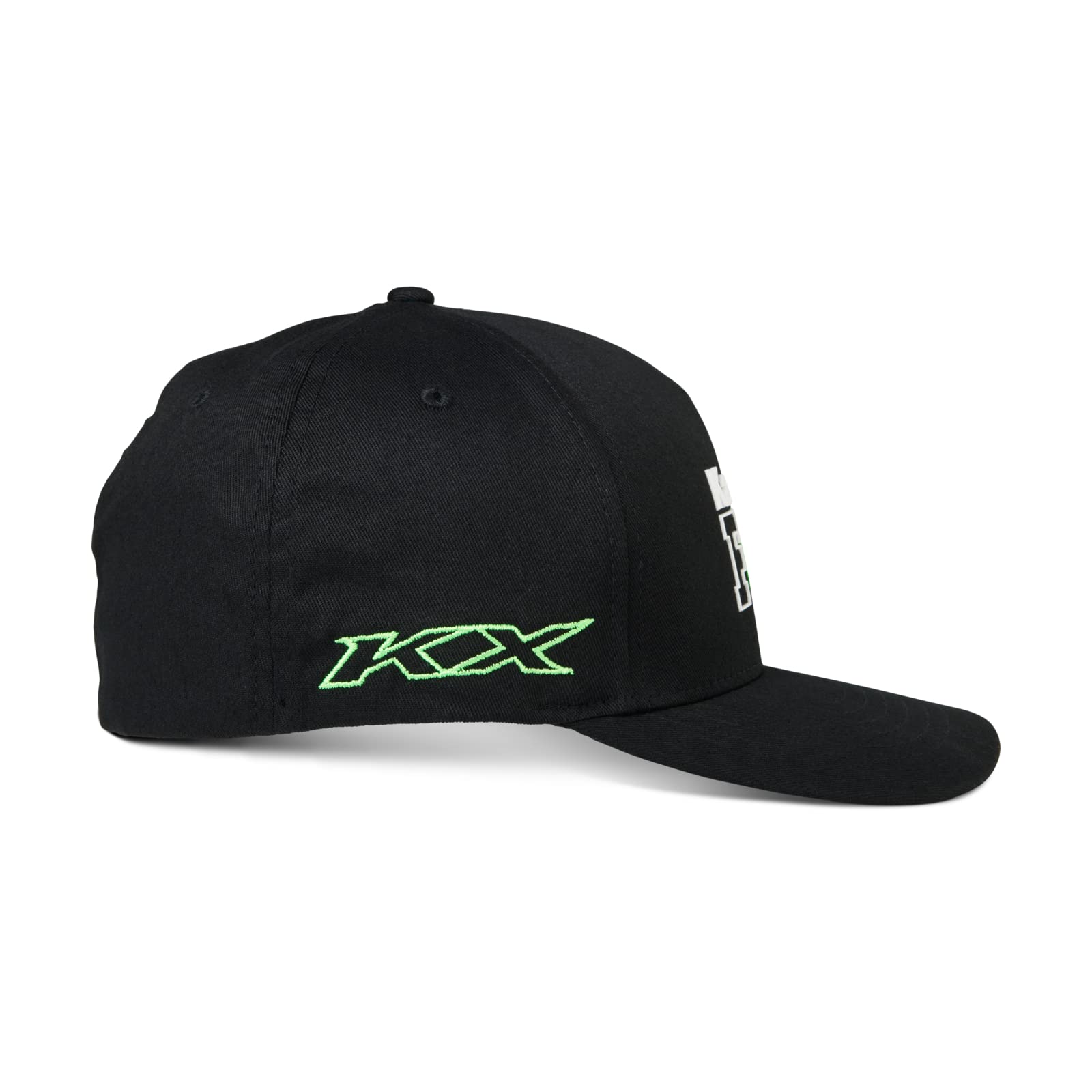 Fox Racing mens FOX X KAWI FLEXFIT HAT, Black, Large