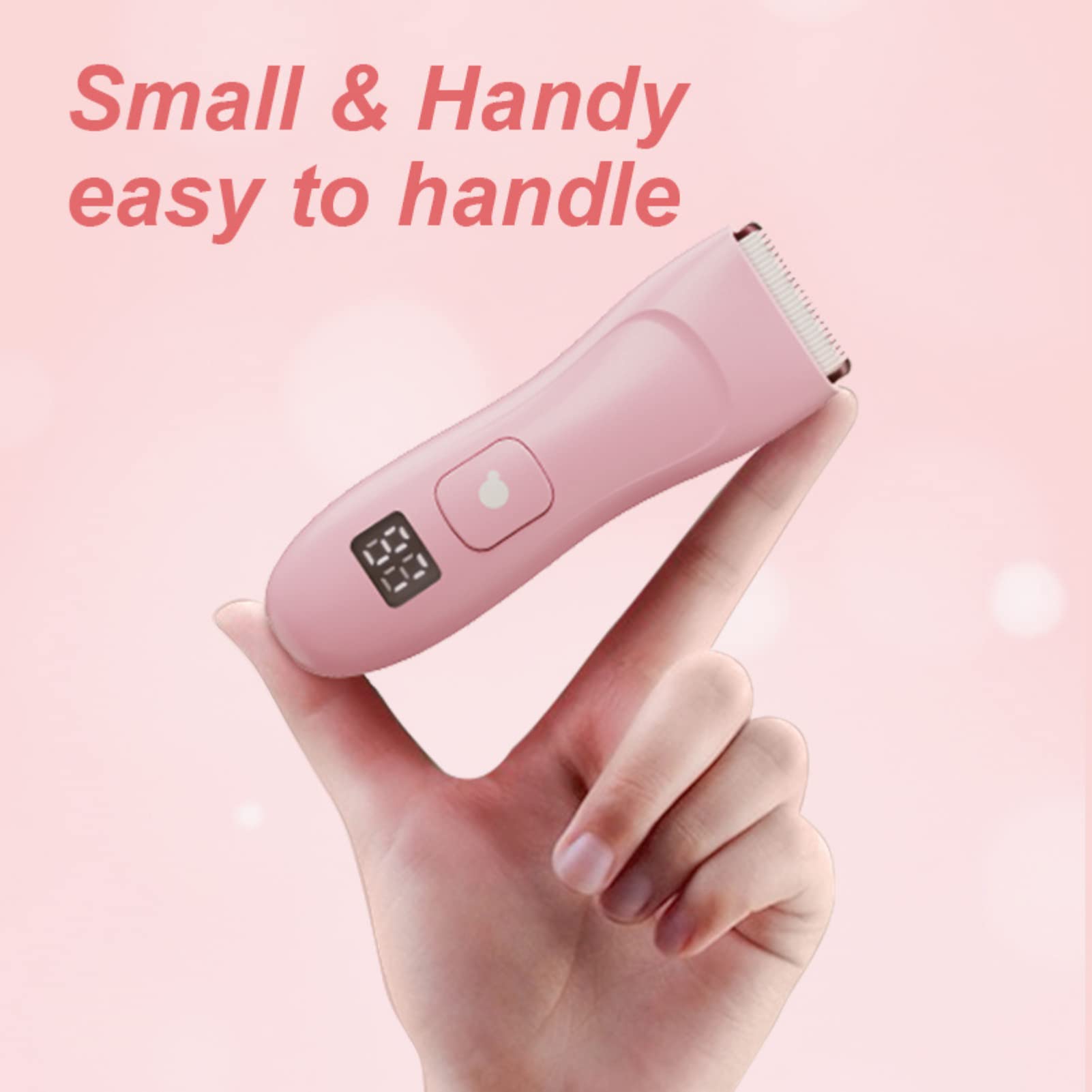 Get Smooth and Sexy Skin with Founouly Bikini Trimmer - Waterproof, USB Rechargeable, and Safe for Sensitive Skin