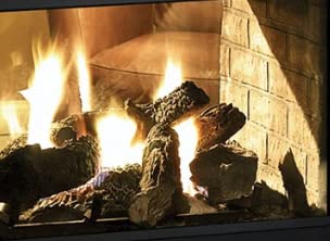 Hearth and Home Technologies Outdoor Lifestyles Twilight 36inch Indoor/Outdoor See-Through Gas Fireplace with IntelliFire (NG) (TWILIGHT-IFT)