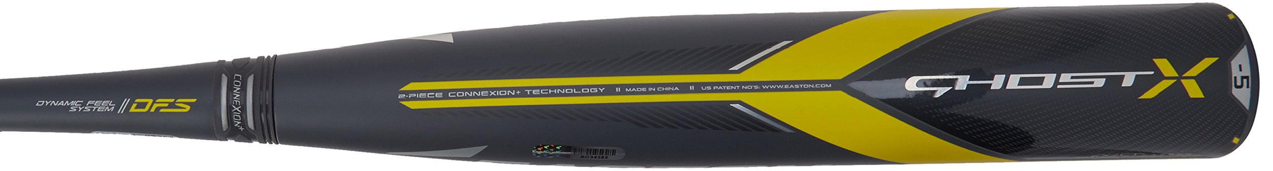Easton 2018 USA Baseball 2 5/8 Ghost X Youth Bat -5, 30"/25 oz