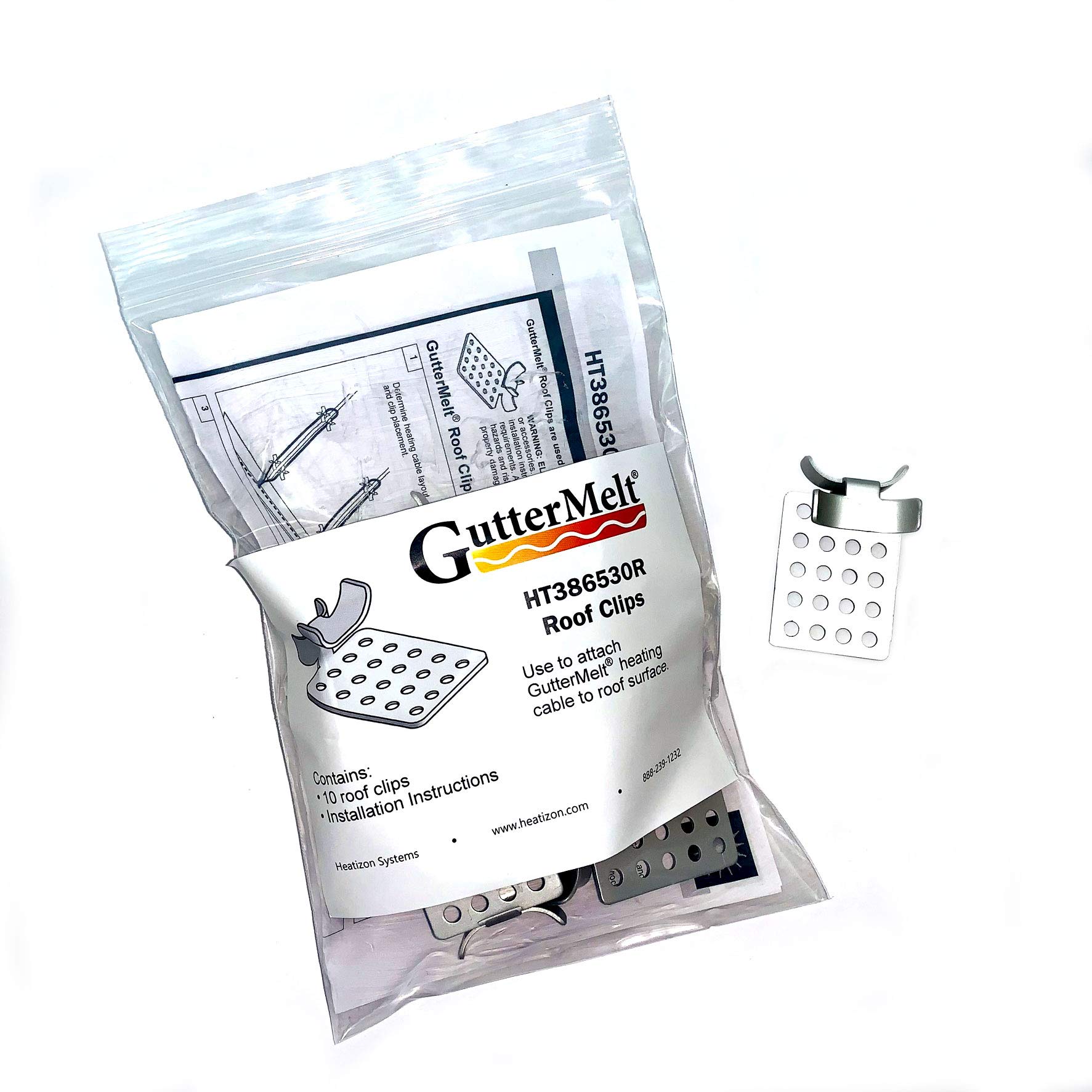 Heatizon GutterMelt 9 Watts Per Foot Roof & Gutter Snow Deicing Cable Kit (70 feet)
