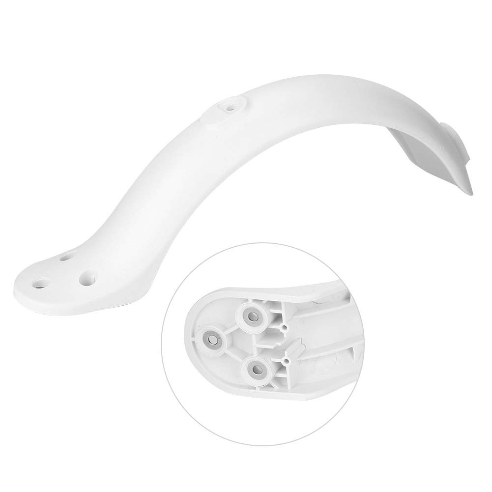 Delaman Scooter Mudguard Mud Guard Fender for Xiaomi Mijia M365 Electric Scooter (Color : White)