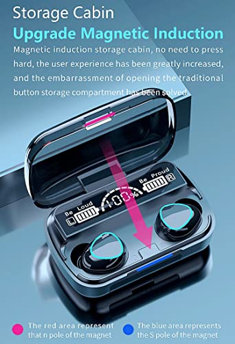 M10 TWS Wireless in-Ear Headphone Earphone Sports Waterproof Touch Headset with LED Display