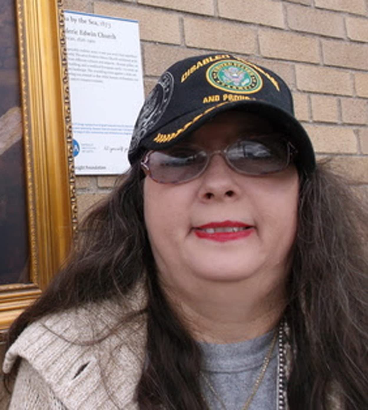 Disabled US Army Baseball Cap, Black Hat, Proud of It with Golden Wreath