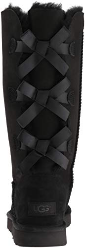 UGG womens Bailey Bow Tall Ii Boot, Black, 9 US