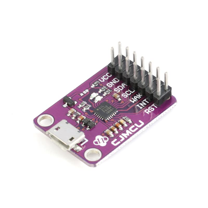 JESSINIE CP2112 USB to Serial Adapter USB2.0 USB to I2C Communication Module CP2112 GPIO 4.0~5.25V HID USB-to-SMBus API Specification Multifunction Serial Adapter Module