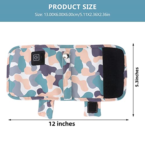 Toyvian 1Pcs USB Baby Bottle Warmer 3 Gears Temperature Adjustable Bottle Warmer, Insulated Milk Bottle Bag Portable Breastmilk Warmer Bag
