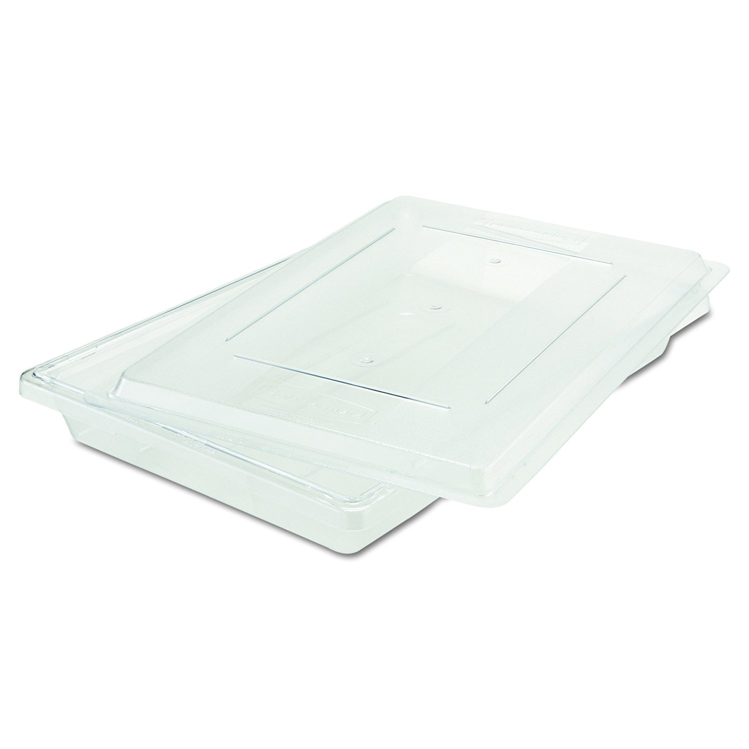 Rubbermaid Commercial Products Polycarbonate Food Storage Box/Tote, 5 Gallon, Clear, for Restaurant/Kitchen/Cafeteria