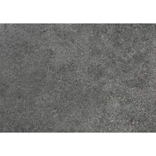 Monarch Specialties 7526 Computer Desk, Home Office, Laptop, Storage Shelves, 48" L, Work, Metal, Laminate, Black, Contemporary, Modern Desk-48 L Grey Stone-Look, 47.25" L x 23.75" W x 30" H