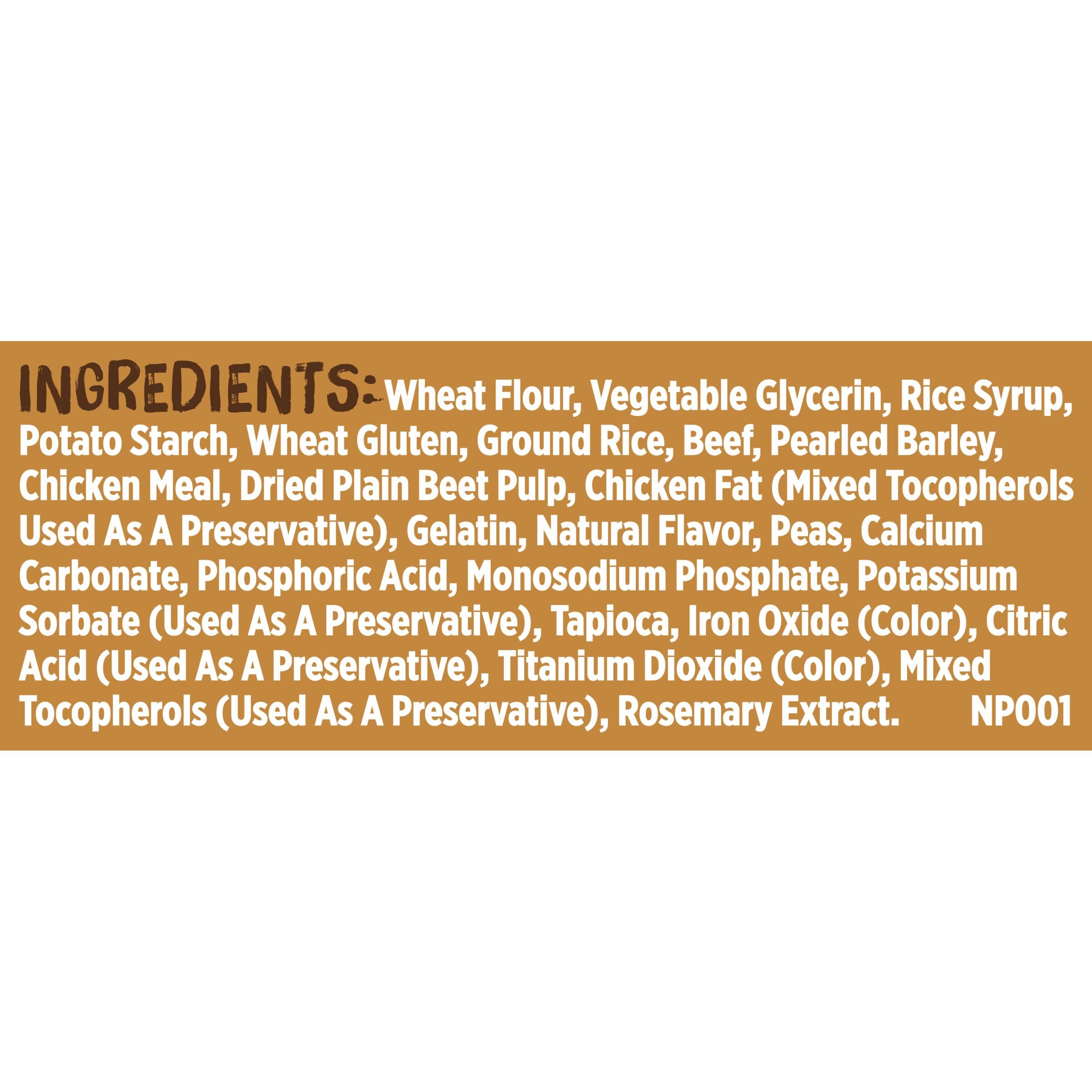 Nutrish Rachael Ray Soup Bones Minis Dog Chews with Real Beef & Barley, 8 Chews, 6.3 oz Pouch (Pack of 7)
